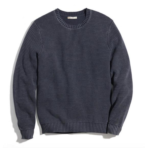 Marine Layer | Sweaters | New Marine Layer Garment Dye Crew Sweater In ...